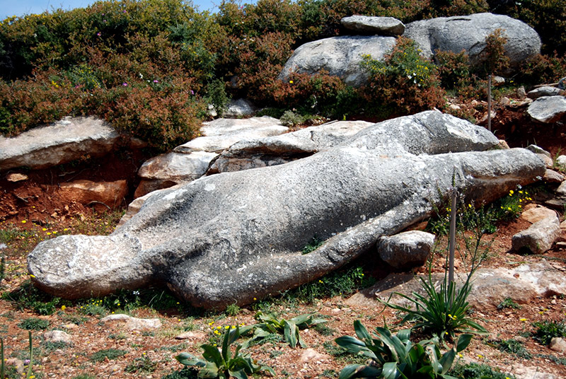Kouroi - Ancient Quarries - Melanes Naxos